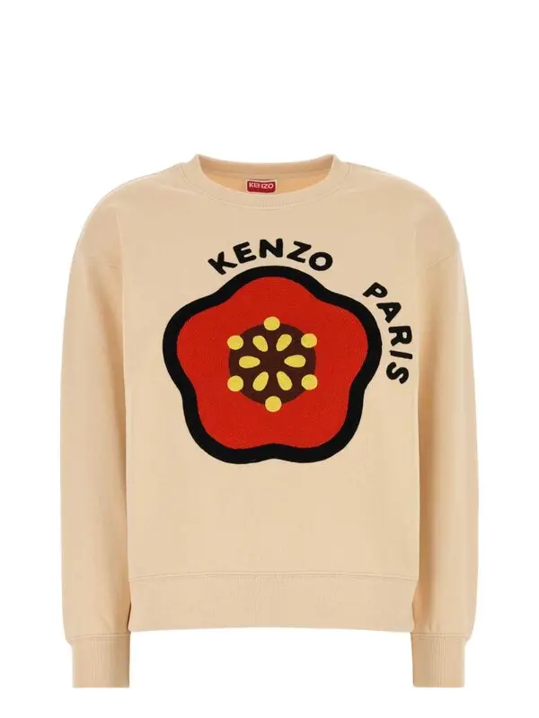 Kenzo Pop Embroidered Sweatshirt - Nude