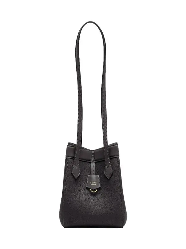 Fendi Origami Mini Shoulder Bag - Black
