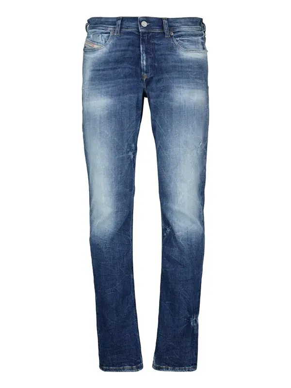 DIESEL® Faded Wash Slim-fit Jeans - Denim