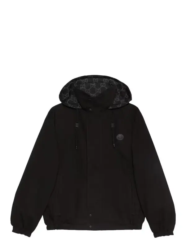 Gucci Reversible Gg Ripstop Nylon Jacket - Black