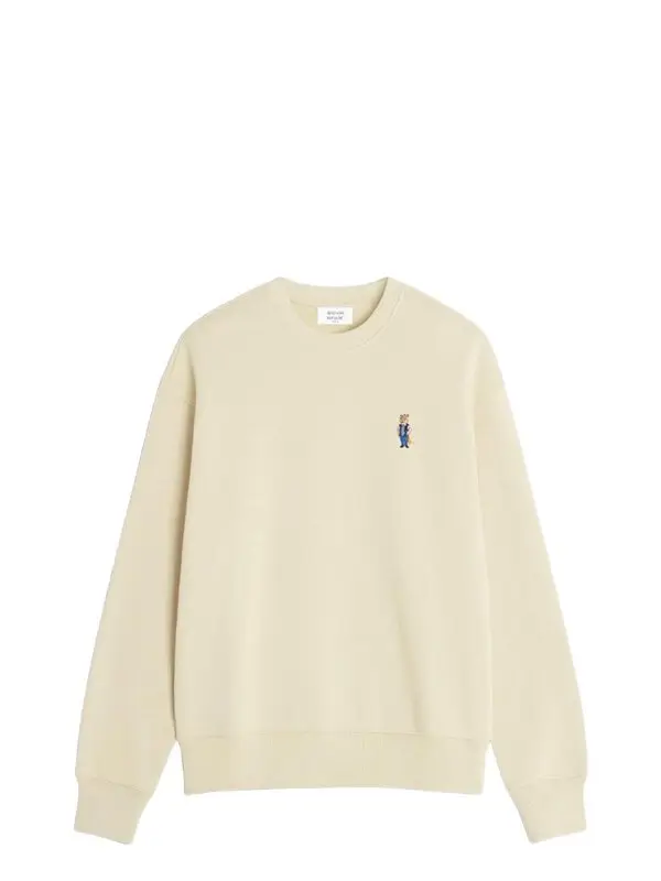 Maison Kitsuné Dressed Fox Comfort Sweatshirt - Tan