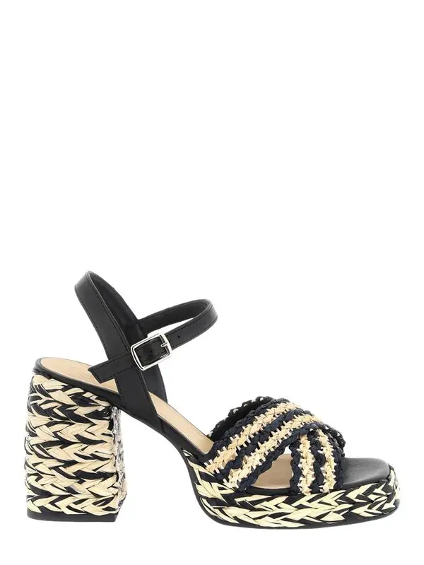 CastaÑer Vicen Crossover Strap Platform Sandals - Multicolor