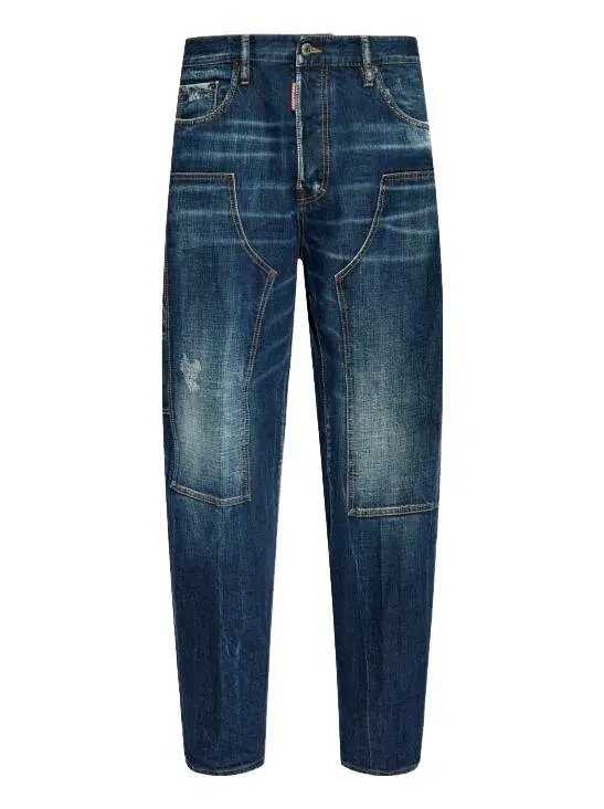 Dsquared2 Loose Carpenter Jeans - Navy Blue