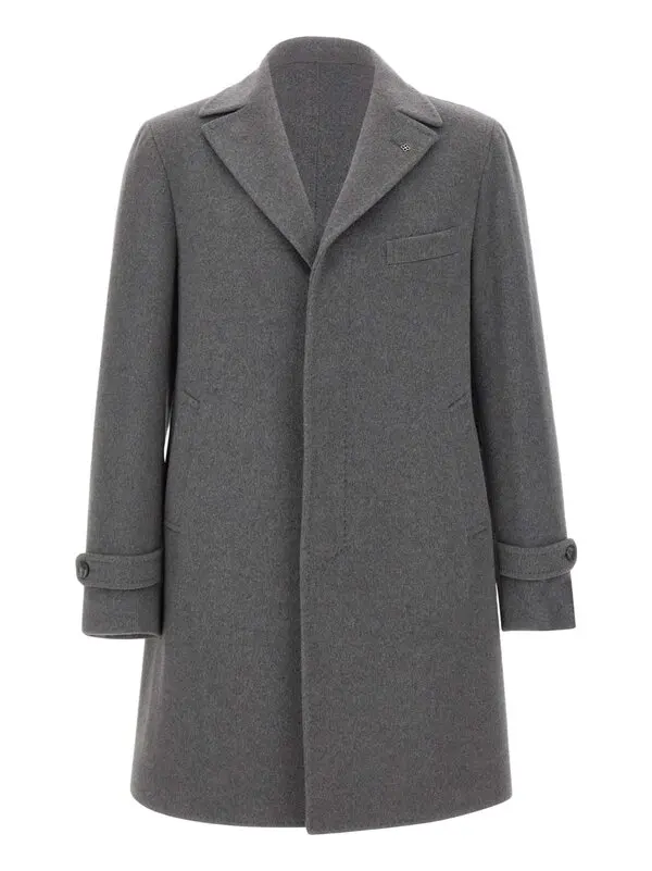 Tagliatore Thomas Single-breasted Coat - Grey