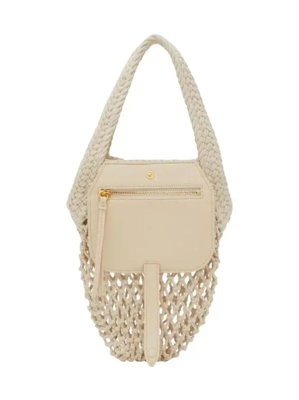 Nanushka Mini Market Tote Bag - Nude