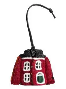 J.W.ANDERSON Jw Anderson Knitted House Cardigan Charm - Red