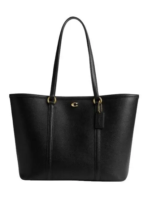 COACH Double-handled Tote Bag With Interior Zip Pocket - Black