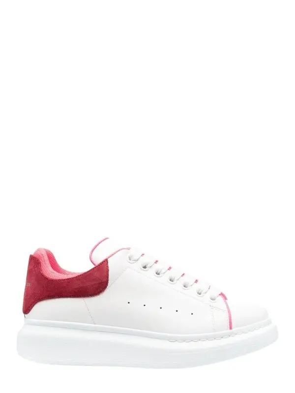 Alexander McQueen Oversized Lace-up Sneakers - White