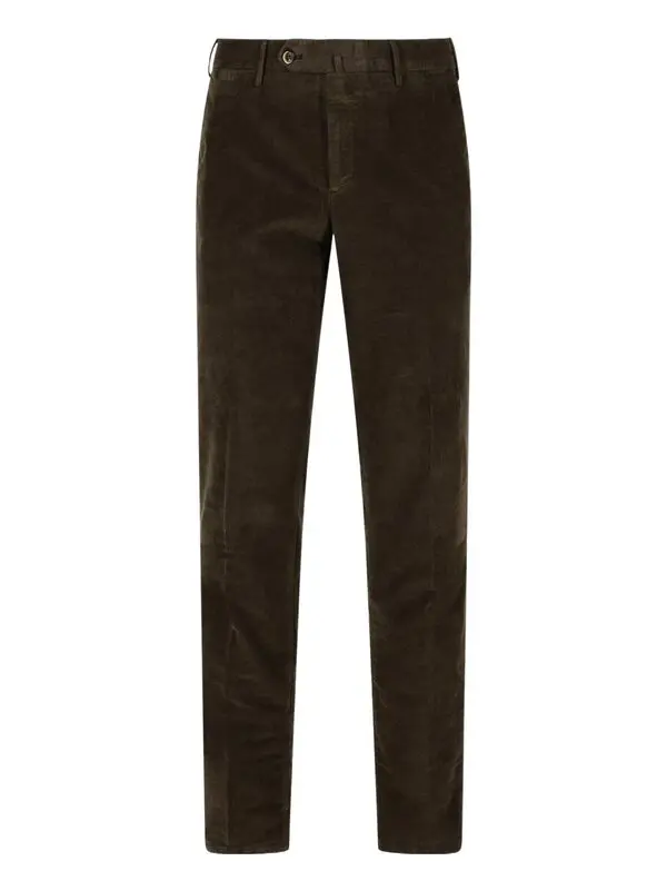 PT TORINO Slim Velvet Pants - Black