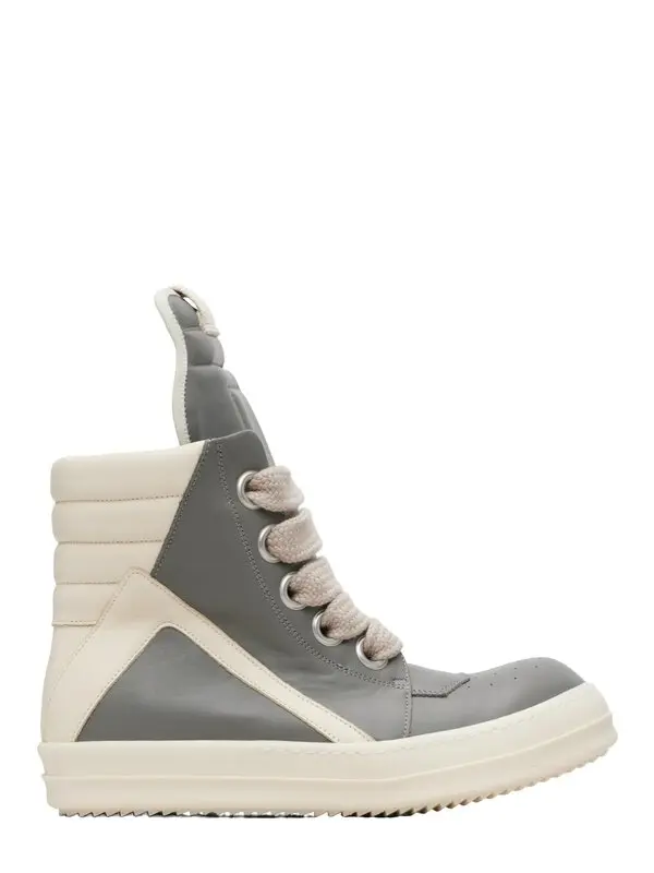 Rick Owens Lace-up High-top Casual Sneakers - Yucca/milk/milk