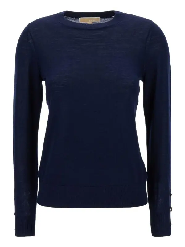 Michael Kors Crewneck Knitted Jumper - Black