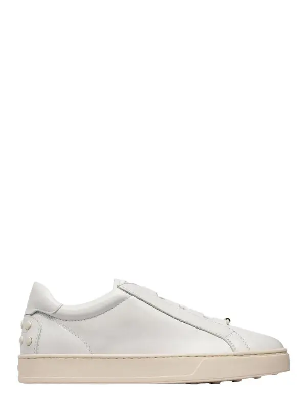TOD'S Round Toe Low Top Casual Shoes - White