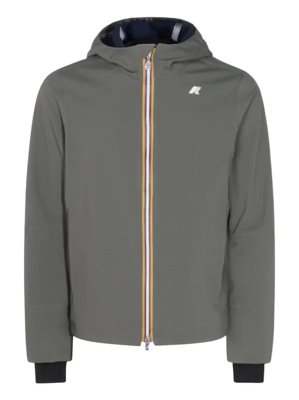 K-WAY Jacko Waterproof Short Jacket - Gray