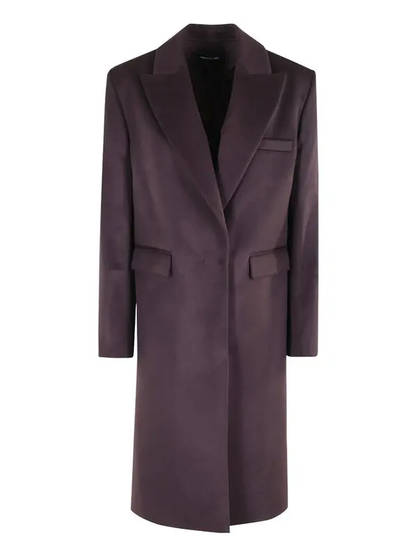 Federica Tosi Peak-lapel Coat - Black