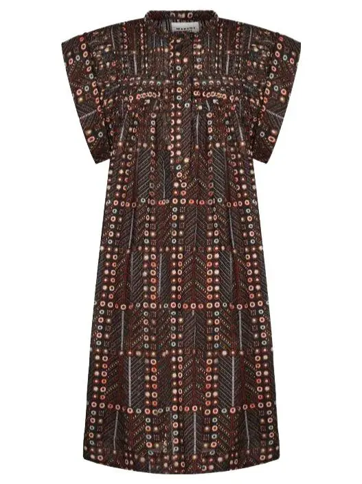 Isabel Marant Étoile Sleeveless Printed Dress - Black