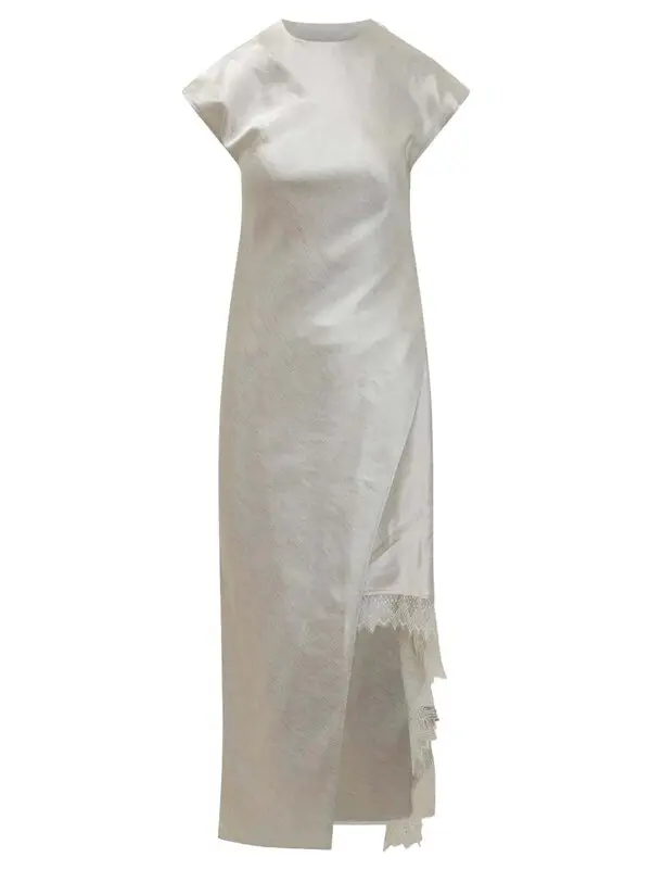 J.W.ANDERSON Round-neck Dress - Gray