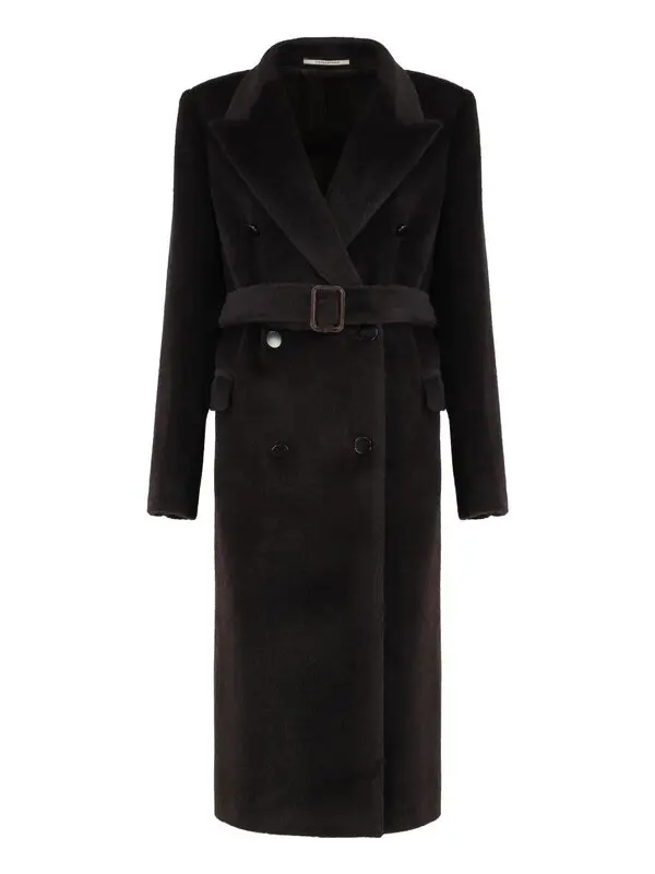 Tagliatore Double Breasted Faux Fur Coat - No