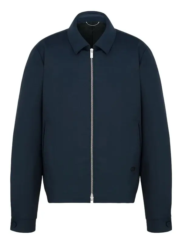 Dior Zipped Jacket - Navy Blue