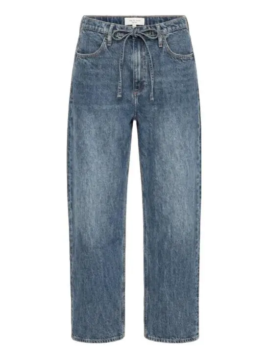 RAG  BONE Phoebe Drawstring Jeans - Blue