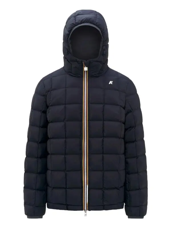 K-WAY Reversible Hooded Down Jacket - Black