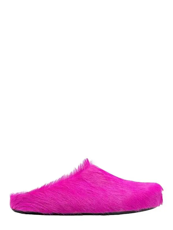 Marni Fussbett Textured Mules - Pink
