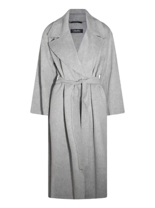Max Mara Belted Long-sleeved Coat - No