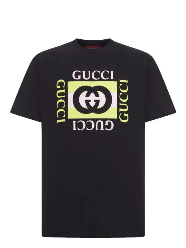 Gucci Printed Jersey T-shirt - Black