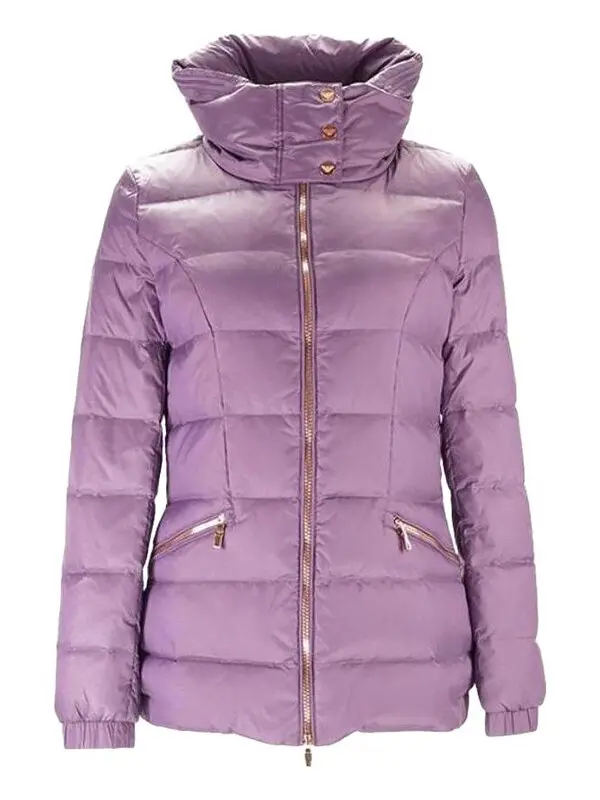 EA7 Quilted Down Jacket - Purple