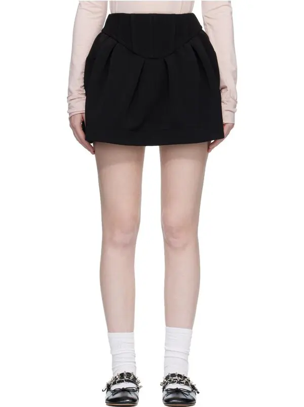 OPEN YY Wire Mini Skirt - Black