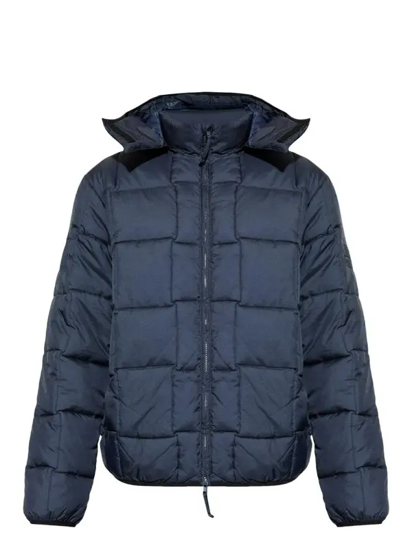 EA7 Padded Hooded Jacket - Navy Blue