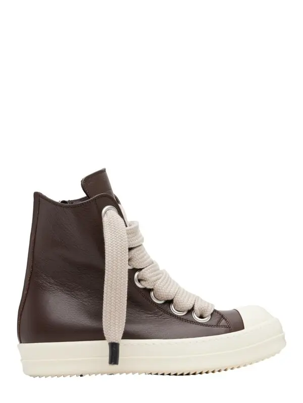 Rick Owens High-top Sneakers - Macassar Black/milk White/milk White