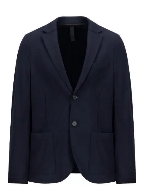 Harris Wharf London Travel Blazer Superfine Merino - Black