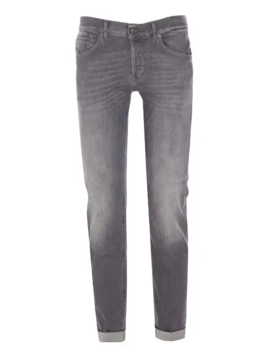 DONDUP Turn-up Hem Jeans - Gray