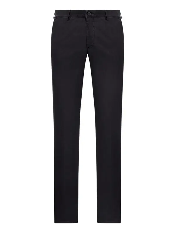 Incotex Belt Loops Casual Trousers - Black