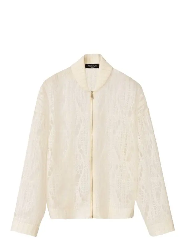 Fabiana Filippi Zip Cardigan - Neutrals
