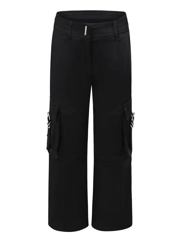 Givenchy Satin Cargo Trousers - Black