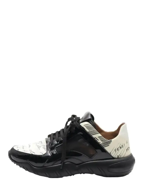 Fendi Low-top Sports Sneakers - Black