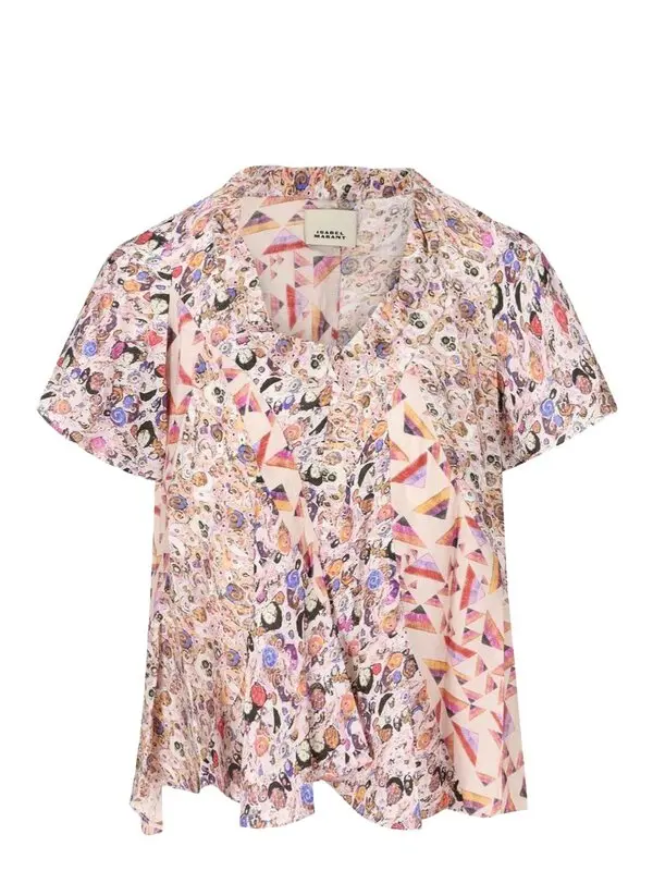 Isabel Marant Étoile All-over Printed Shirt - Pink