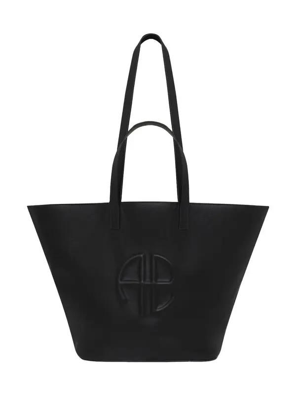 ANINE BING Palermo Leather Tote Bag - Black