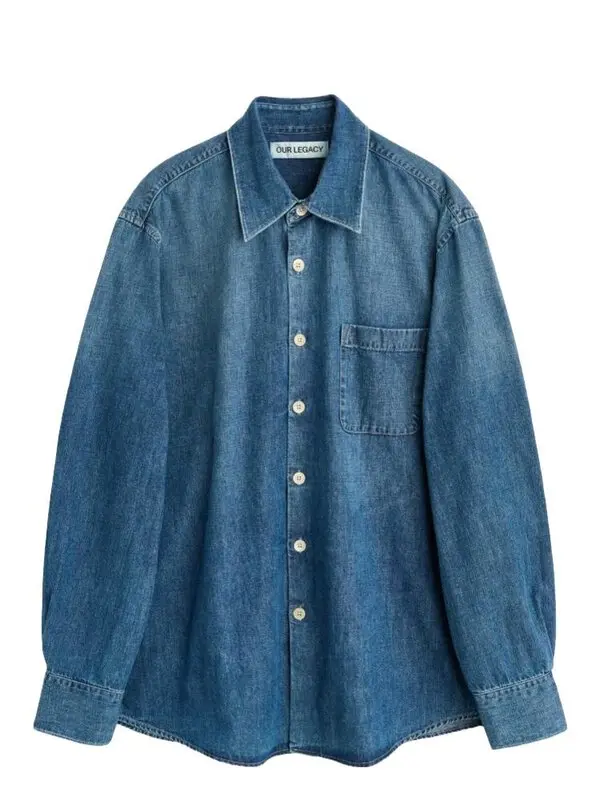 Our Legacy Above Relaxed Shirt - Blue