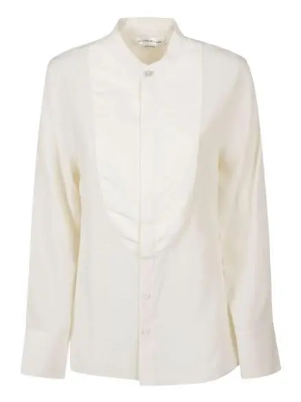 Victoria Beckham Long Sleeve Shirt - White