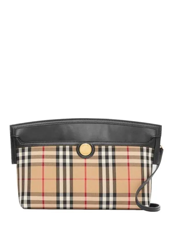 Burberry Society Vintage-check Clutch Bag - Nude