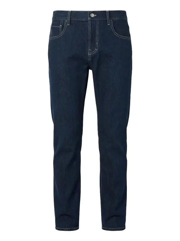 Gucci Stitch Detailed Tapered Jeans - Black