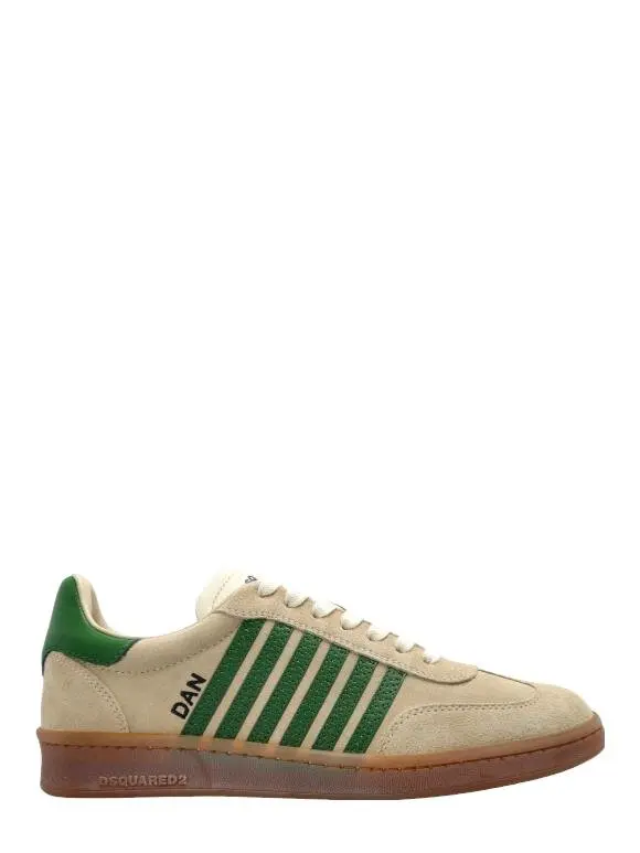Dsquared2 Striped Suede Sneakers - Green