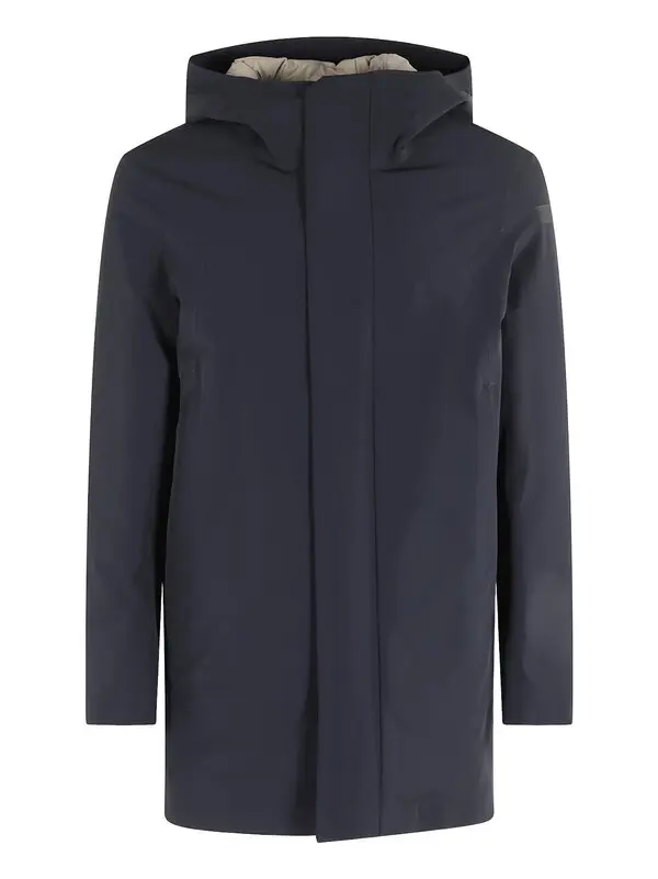 RRD Hooded Coat - Blue Black