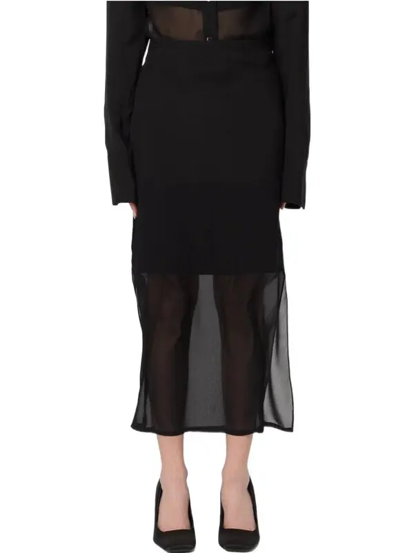 Sportmax Midi Skirt - Black