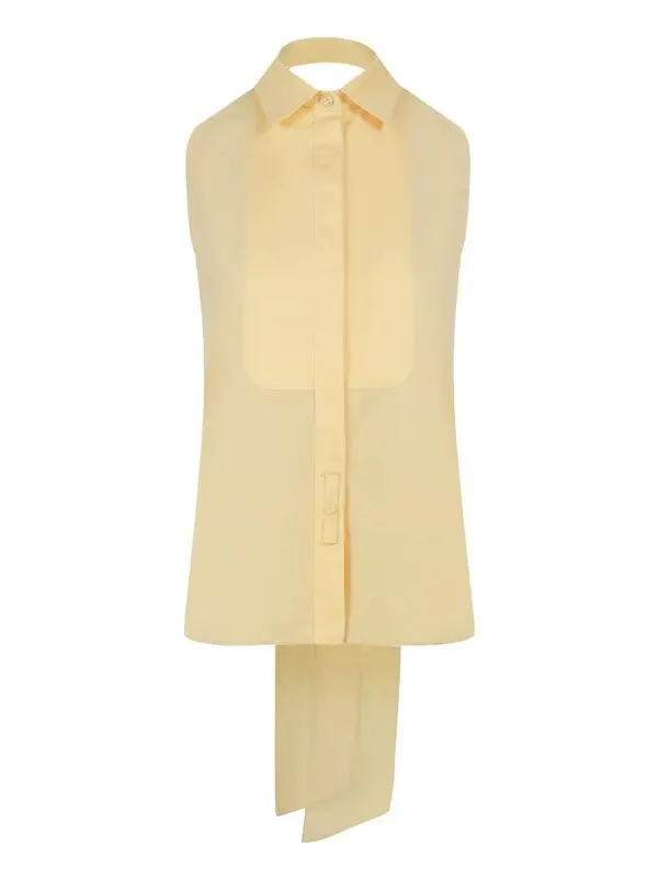 Max Mara Rupia Sleeveless Top - Yellow