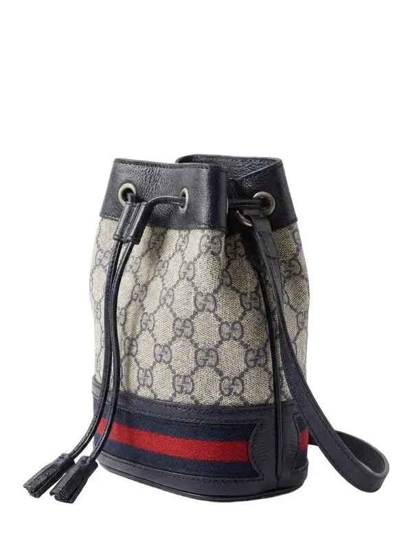 Gucci Ophidia Gg Bucket Bag - Beige/blue