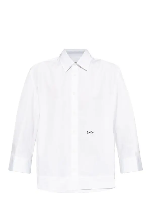 Dsquared2 Logo Embroidered Shirt - White