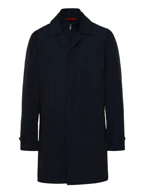 FAY Single-breasted Coat - Black
